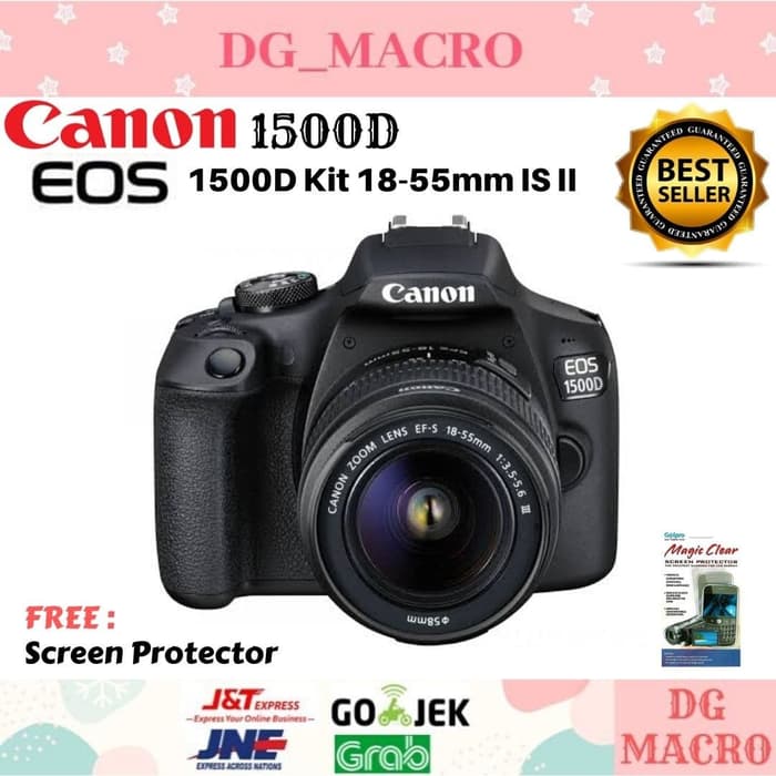 Jual CANON EOS 1500D KIT 18-55MM IS II - CANON EOS 1500D | Shopee Indonesia