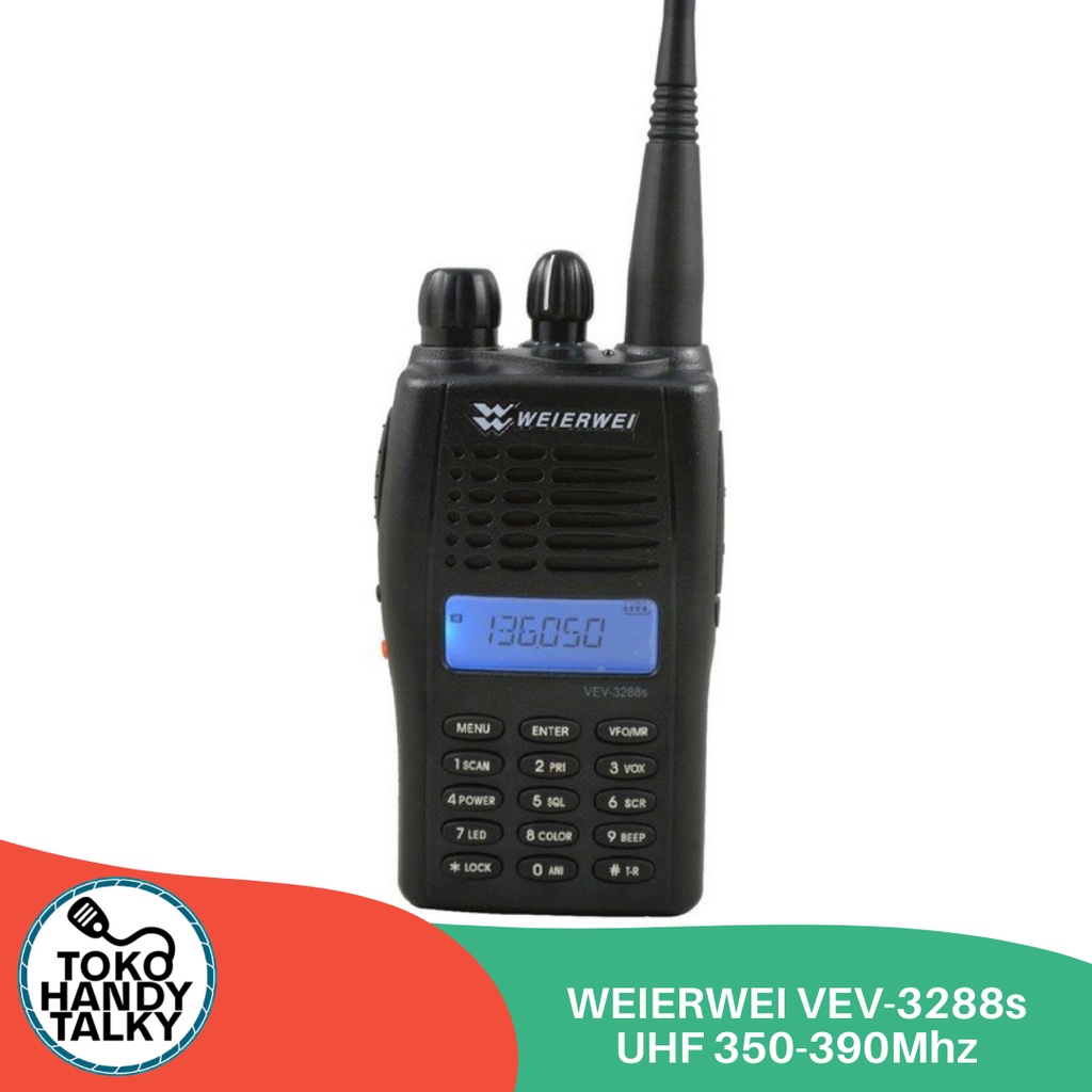 Jual WEIERWEI HANDY TALKY VEV-3288s 3288s HT UHF 350 BAOFENG WLN ORI GARANSI RESMI POSTEL ...