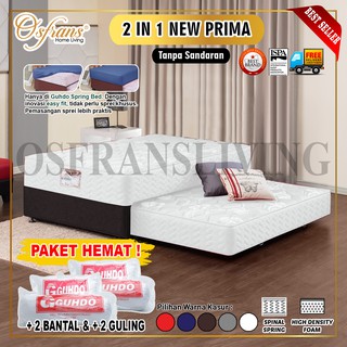 Jual Guhdo Spring Bed Sorong New Prima 2 in 1 - TANPA SANDARAN / KASUR ATAS BAWAH / KASUR ATAS ...