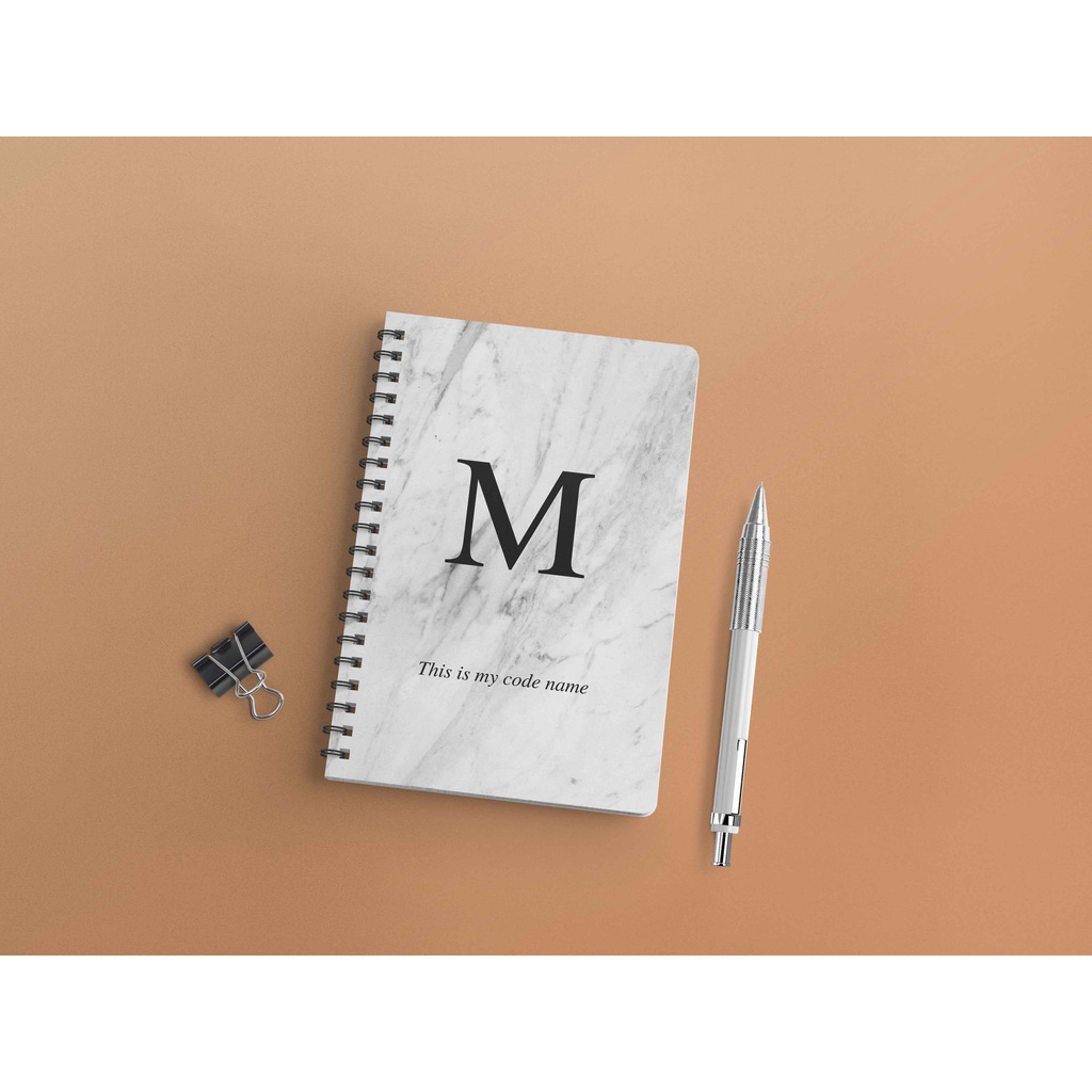 Jual Notebook Alphabet Edition 2 Lined Grid Dot Ukuran A5 Ring Spiral ...