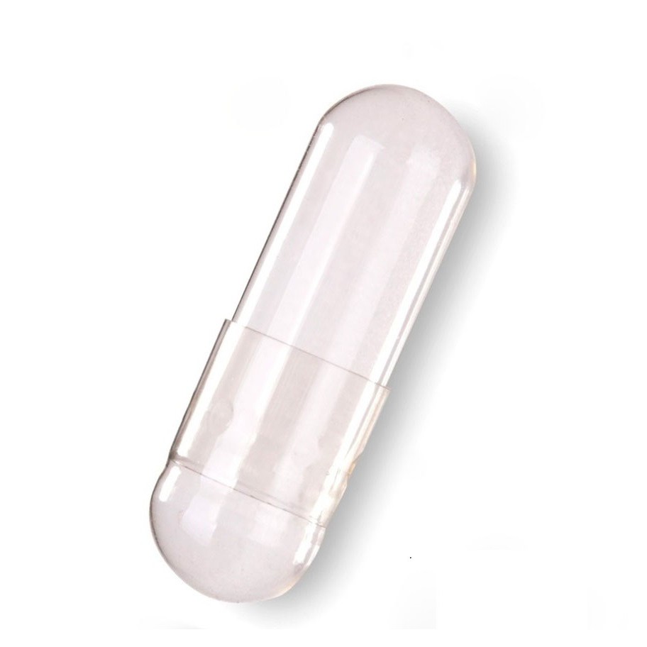 Jual Cangkang Kapsul Transparan Kapsul Kosong Bening Ukuran "0" Halal | Shopee Indonesia