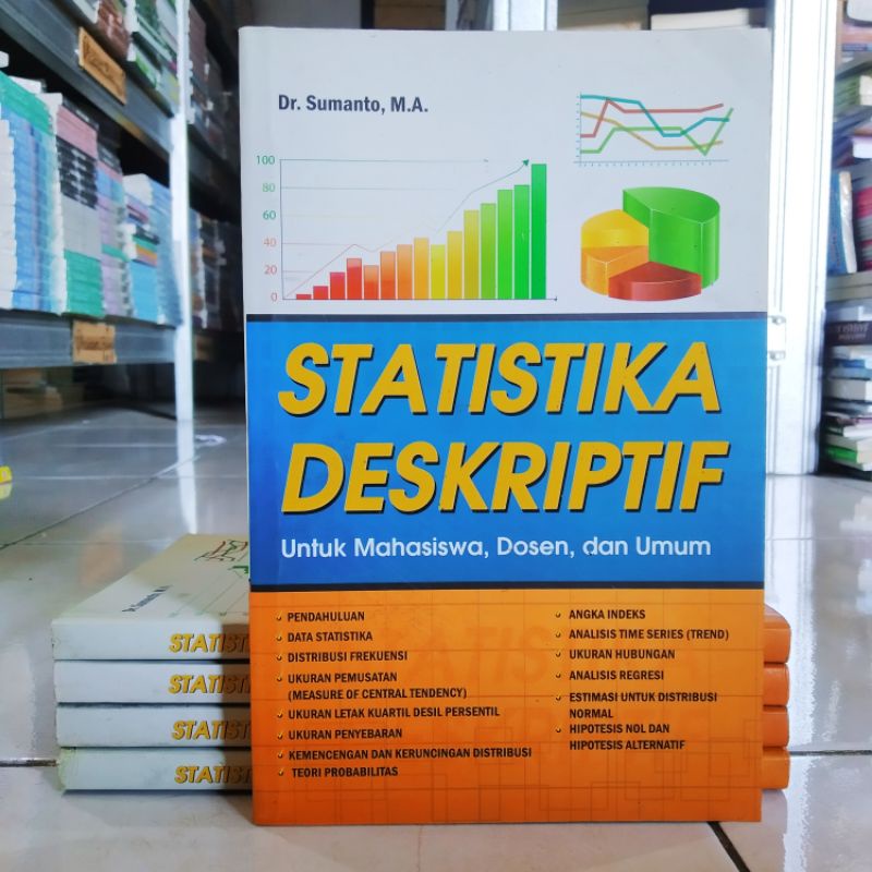 Jual Buku Statistika Deskriptif untuk Mahasiswa Dosen dan Umum | Sumanto | Shopee Indonesia