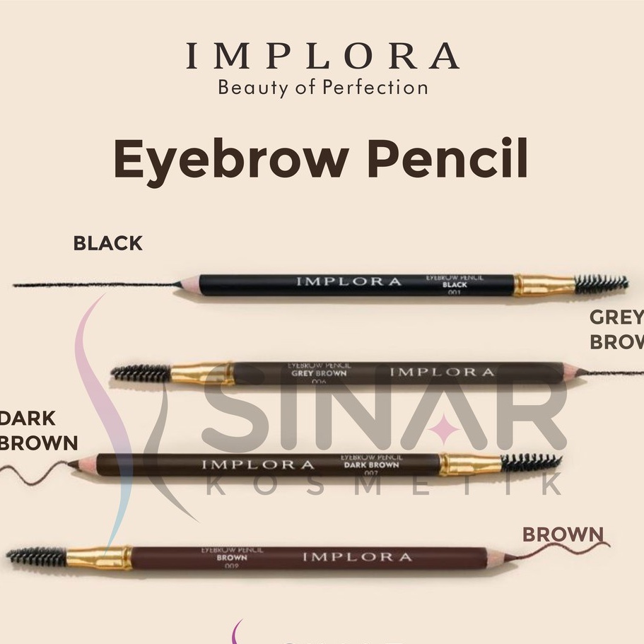 Jual ARJUNA IMPLORA Pensil Alis/ Soft Brow Pensil Kosmetik KT5 | Shopee ...