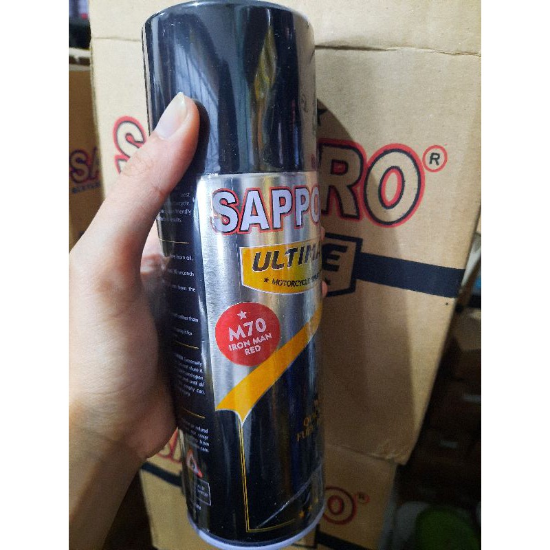 Jual SAPPORO ULTIMATE M70 IRON MAN RED | Shopee Indonesia