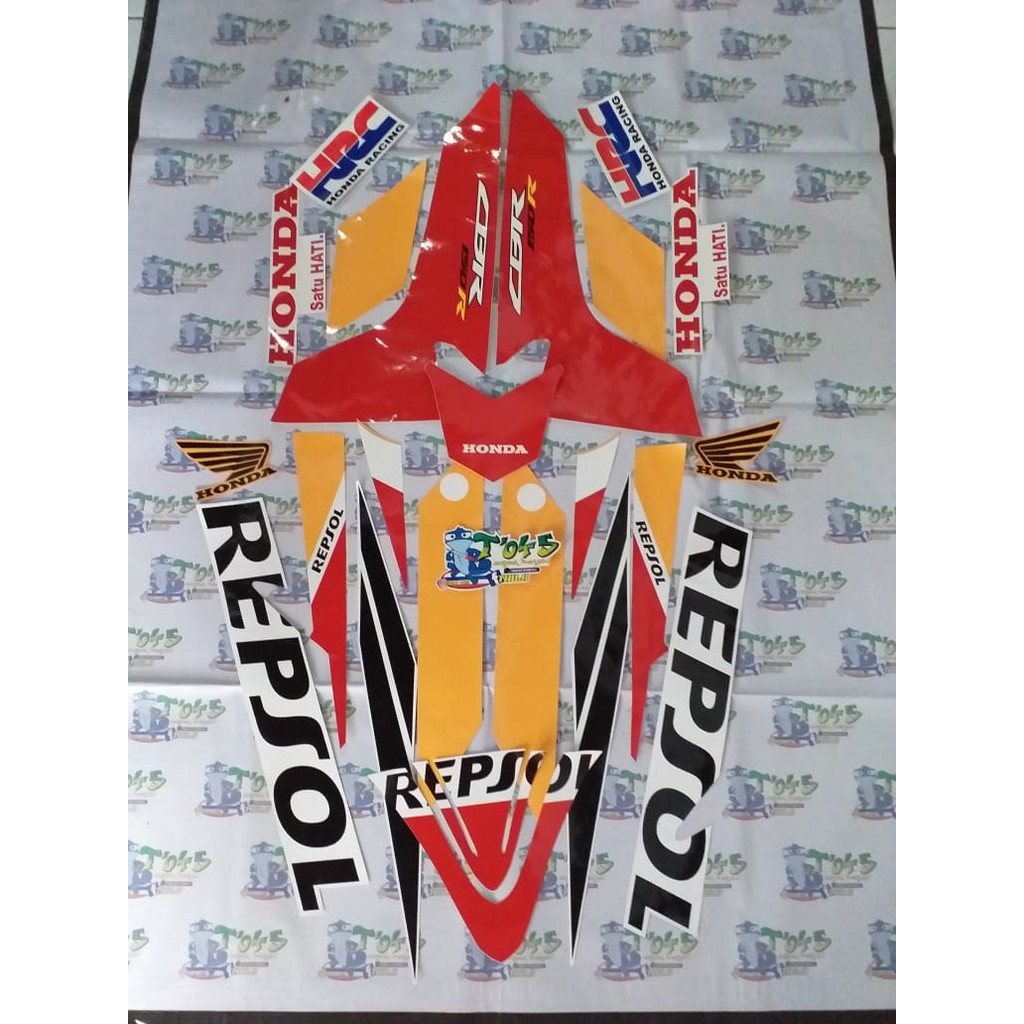 Jual sticker striping cbr facelift repsol | Shopee Indonesia