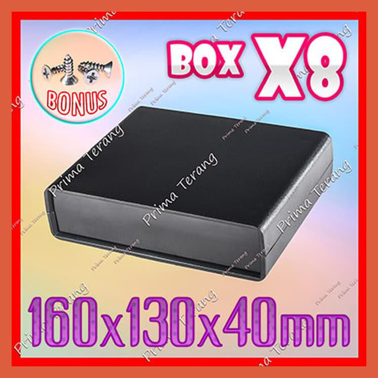 Jual BOX HITAM X8 KOTAK PLASTIK CASING KOMPONEN BOX PANEL X-8 | Shopee ...