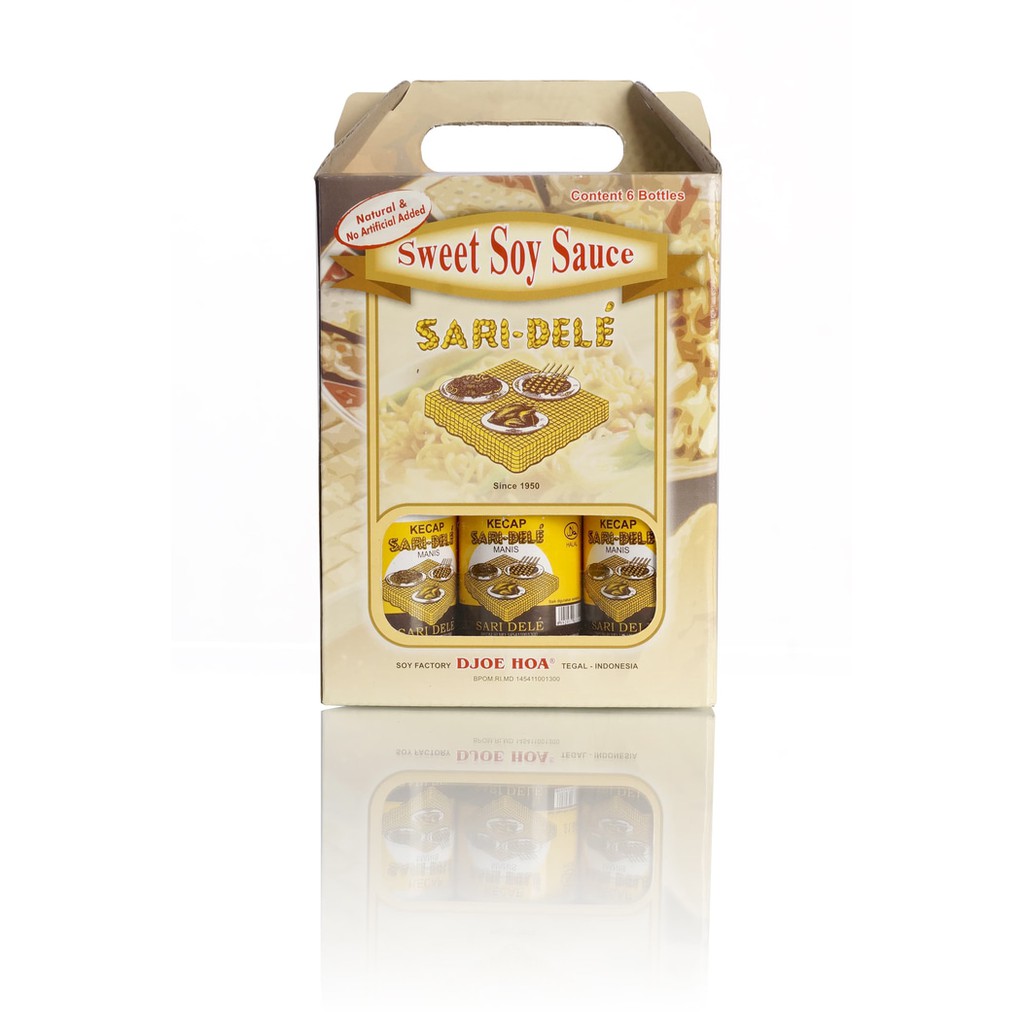 Jual Kecap Manis cap Saridele Kuning - Kemasan Giftbox Isi 840 ml ...