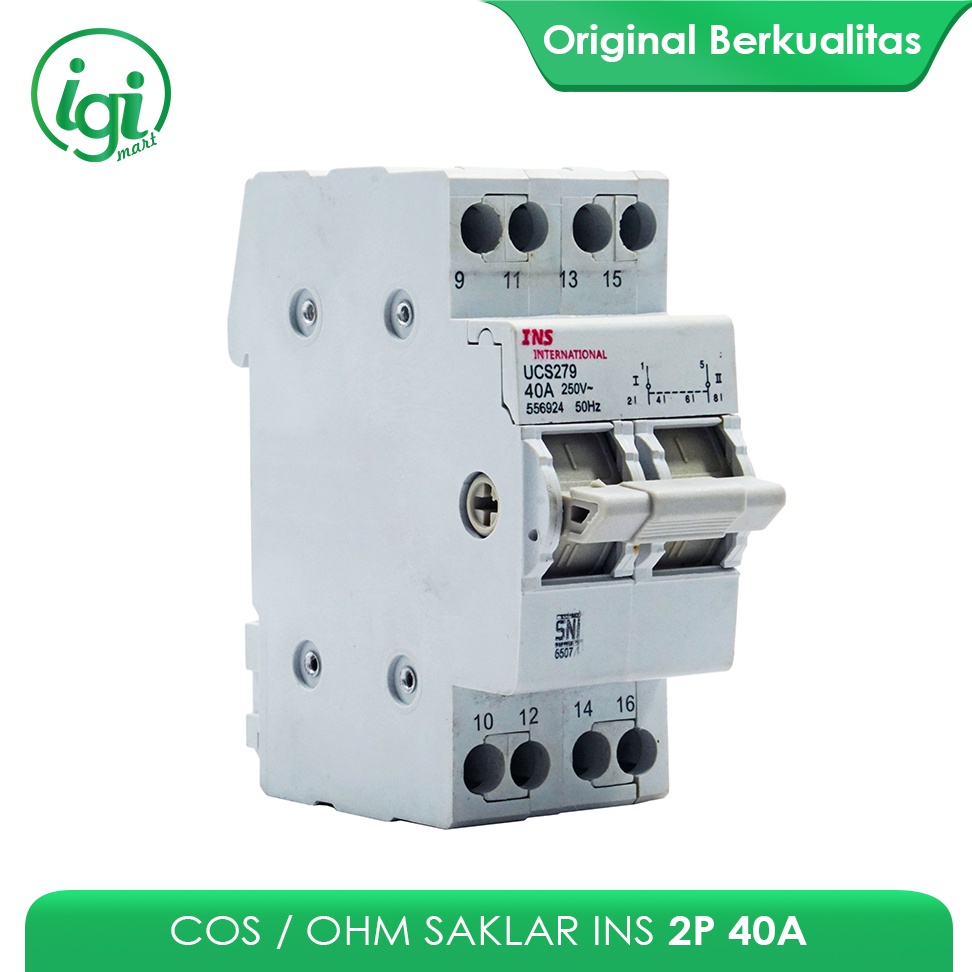 Jual COS / CHANGE OVER SWITCH / OHM SAKLAR / CAM STATER GZ 2P 40A | Shopee Indonesia