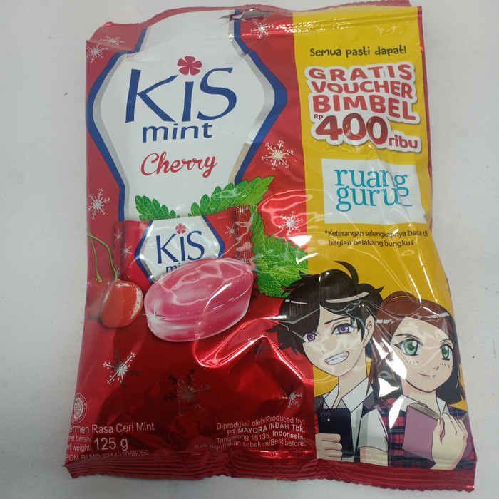 Jual permen KIS rasa Cherry berat 125 gr isi 50 pcs | Shopee Indonesia