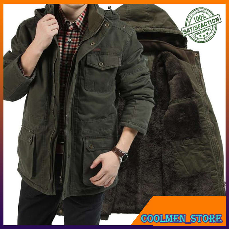 Jual Jaket Parka Pria Original Import Winter Jacket Men Casual Thick ...
