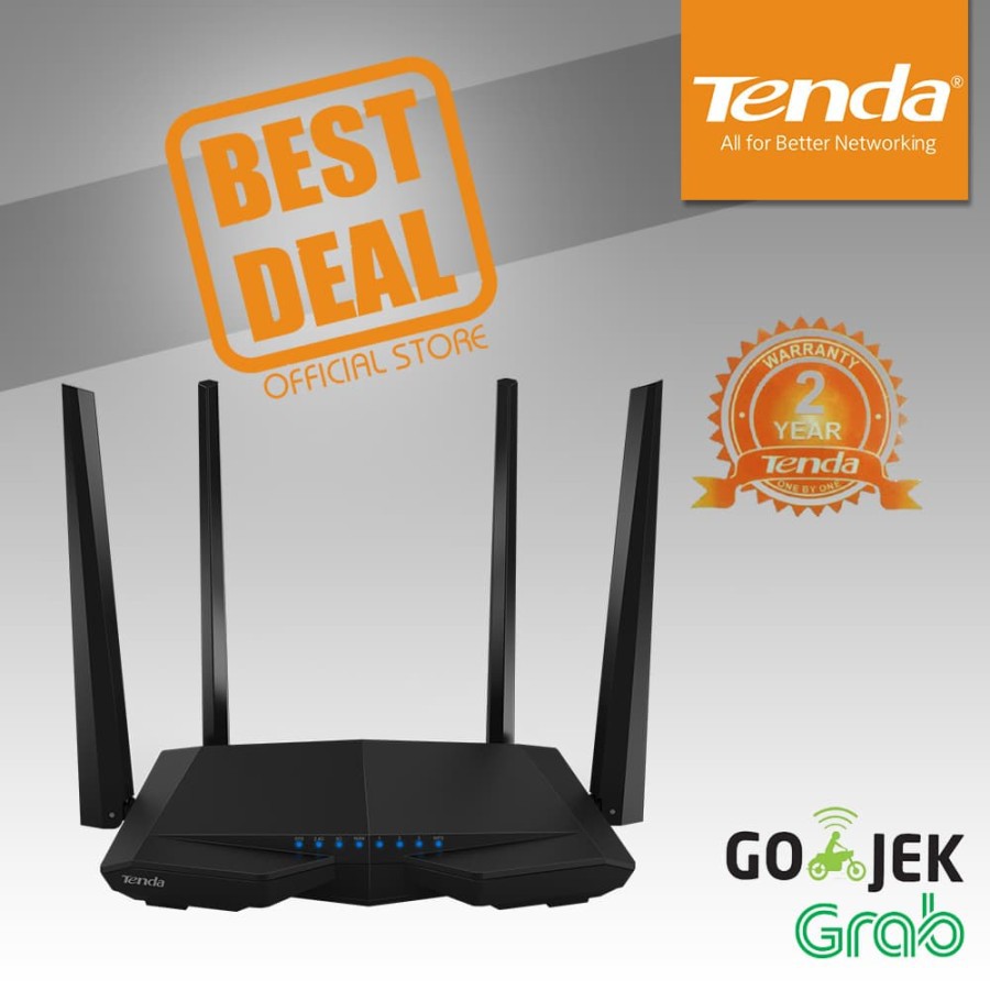 Jual Tenda AC6 - Router WiFi Dual-band Canggih AC1200 | Shopee Indonesia