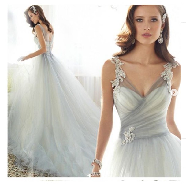 Jual gaun wedding elegant/gaun nikah | Shopee Indonesia