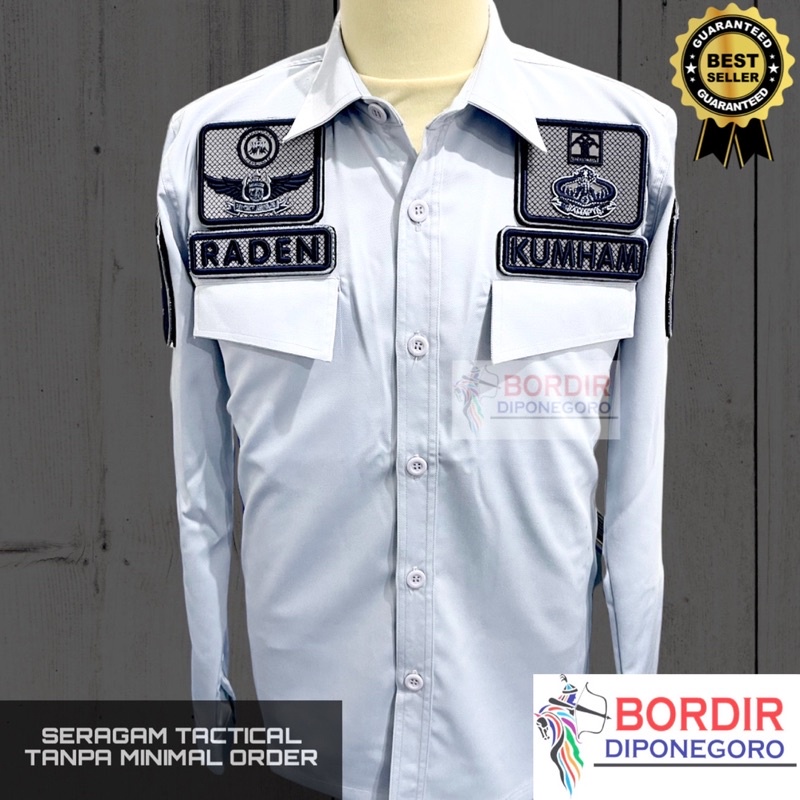 Jual KEMEJA TACTICAL LAPAS KUMHAM PREMIUM CUSTOM BORDIR | BAJU TACTICAL ...