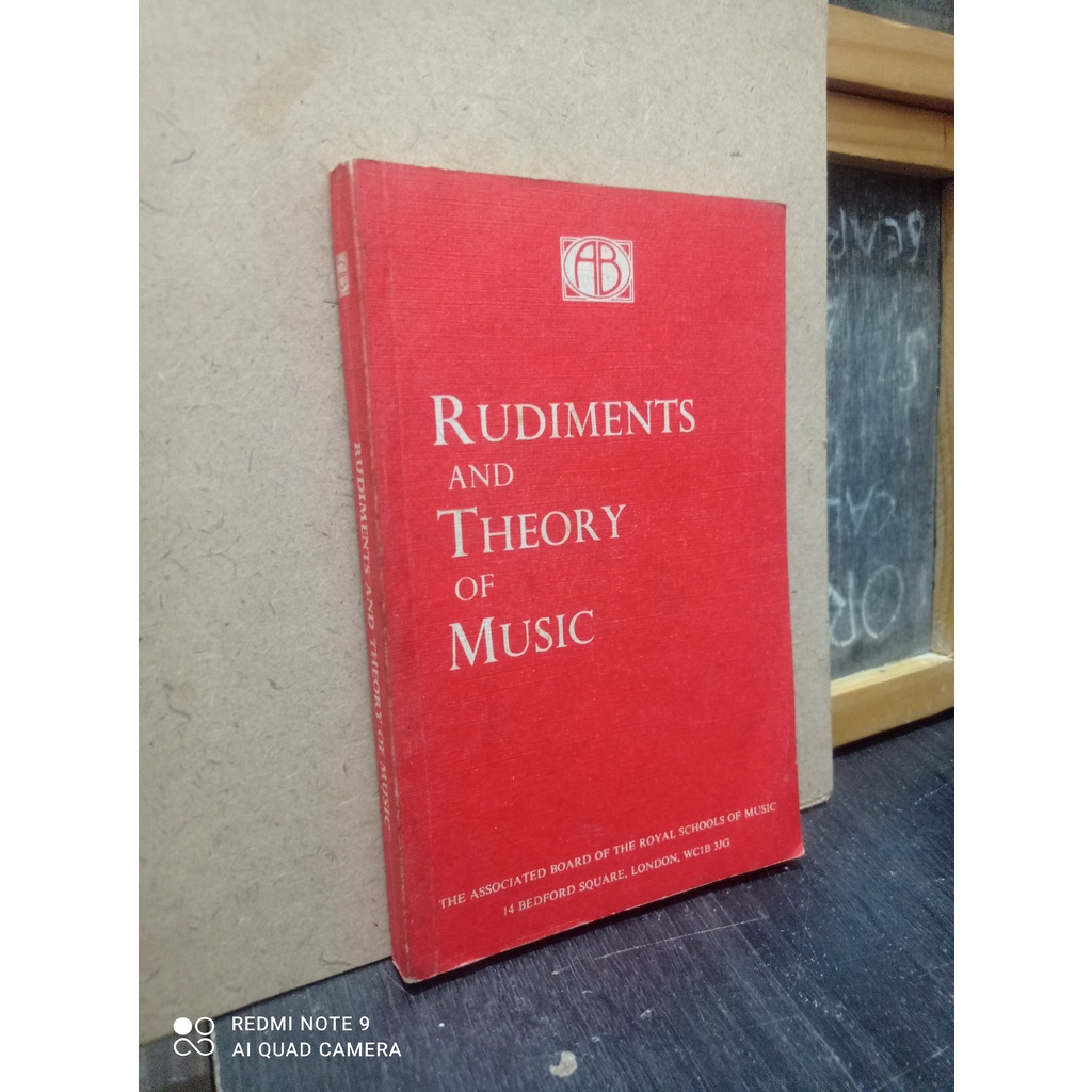 Jual buku Rudiments and Theory of music Ori Import | Shopee Indonesia