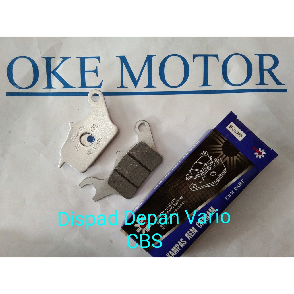 Jual dispad kampas rem cakram depan motor vario cbs | Shopee Indonesia