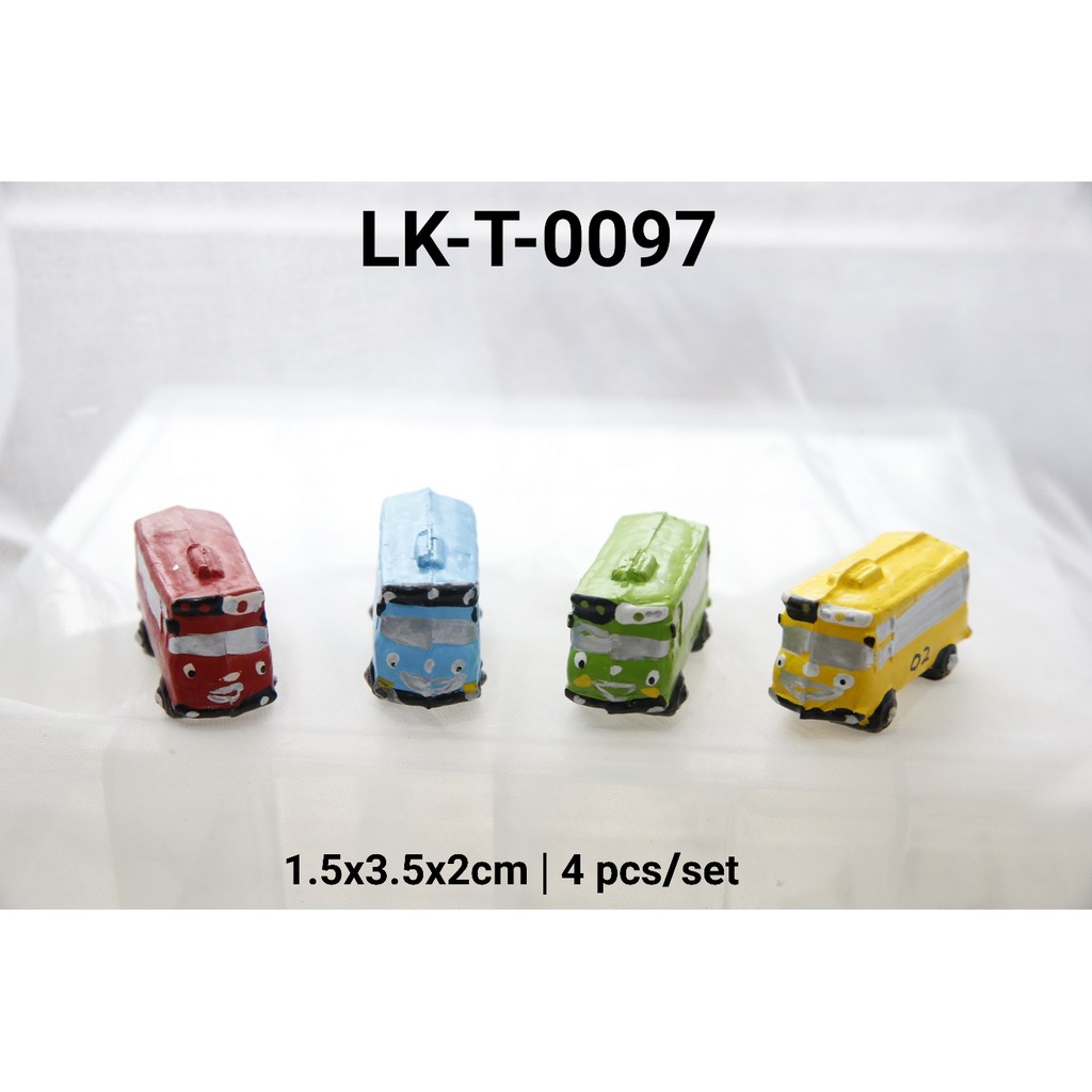 Jual LK-T-0097 Topper cake hiasan kue tart lokal bus anak-anak yamama ...