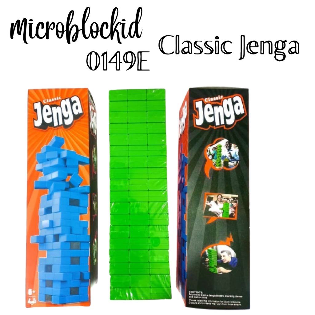 Jual CLASSIC JENGA ORIGINAL JENGA TOWER MAINAN BALOK | Shopee Indonesia