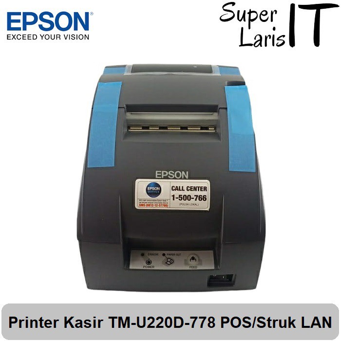 Jual Printer Kasir Epson TMU220D TM U220D TMU 220 D 778 LAN Garansi ...