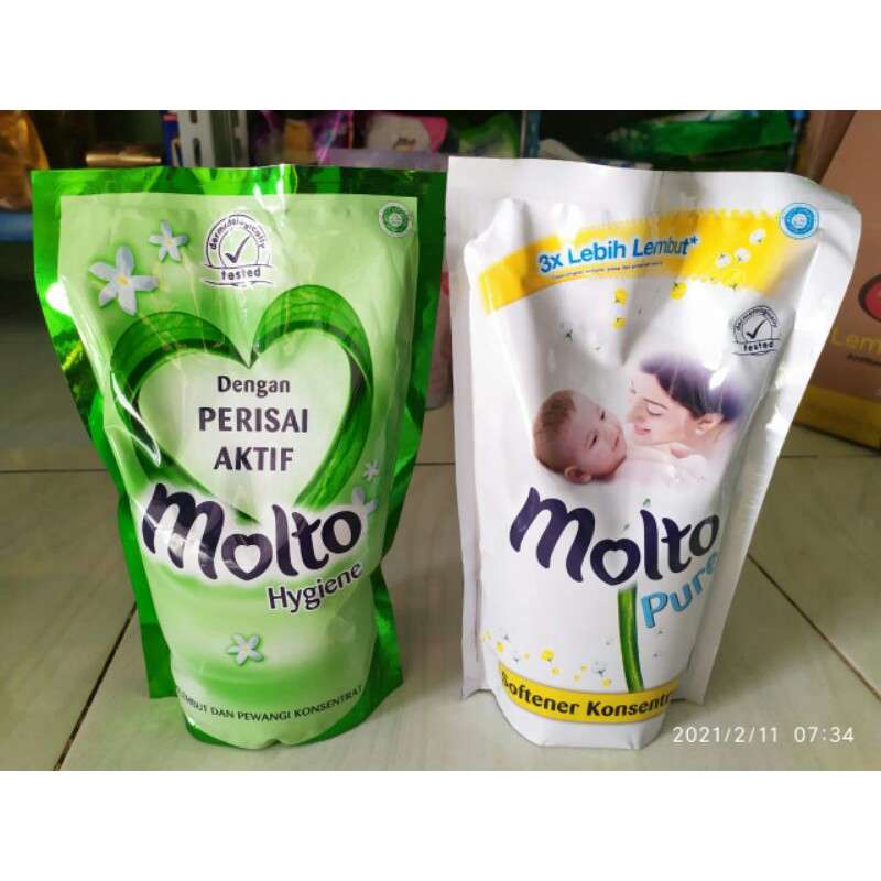 Jual Molto Pure / Molto Hygiene Pelembut Dan Pewangi Konsentrat 720ml ...