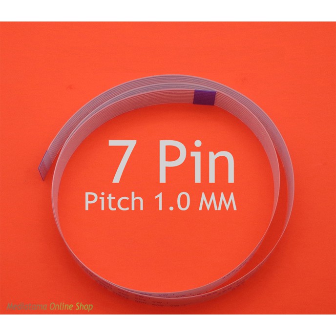 Jual PCB Flexible AWM 7 Pin Pitch 1.0mm (Lebar 8mm) TTL LCD/LED Logic ...
