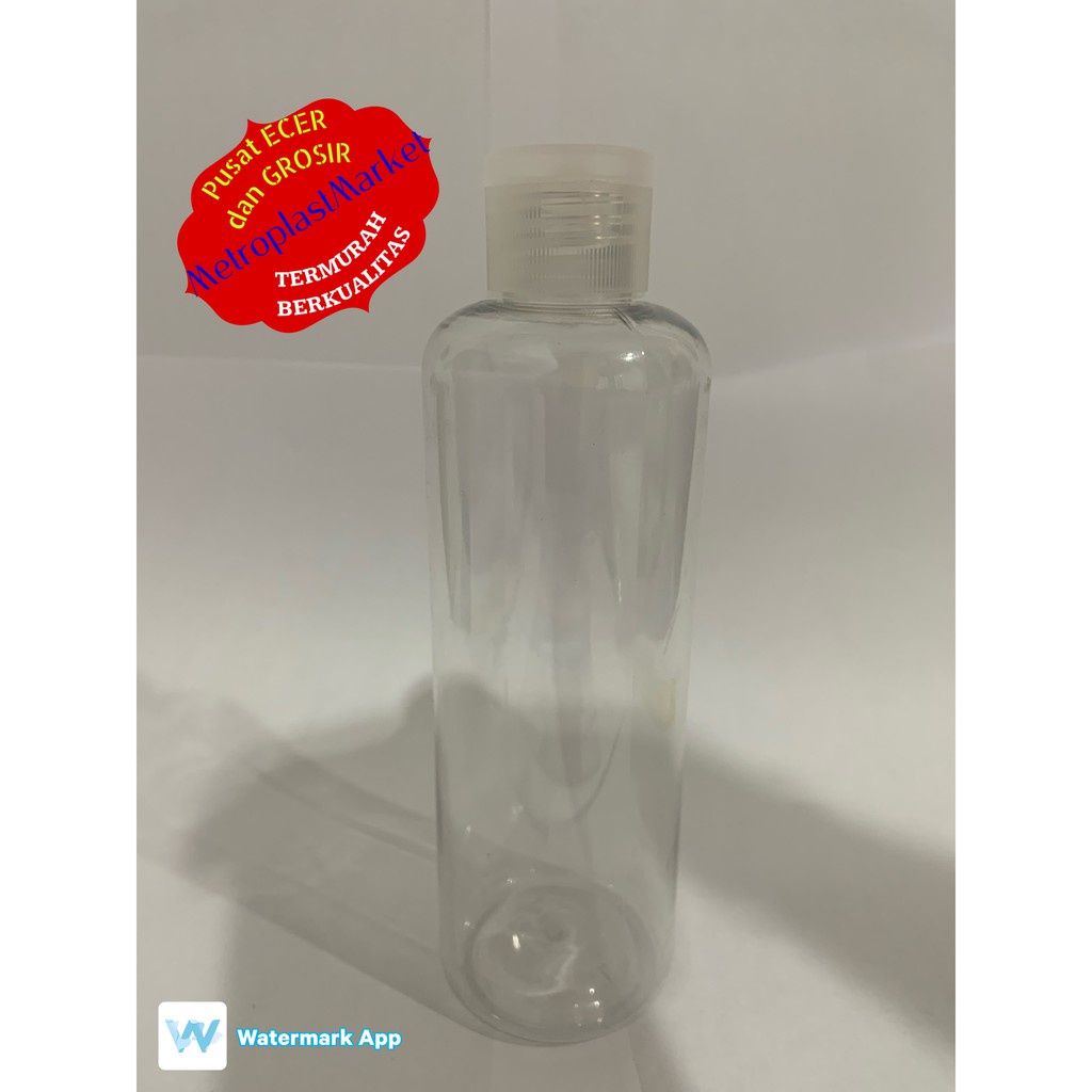 Jual Botol PET 250 ml FLIPTOP botol plastik 250 botol lotion 250ml 250 ...