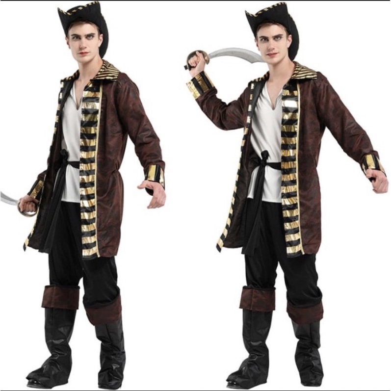 Jual kostum bajak laut laki laki dewasa | pirate cosplay man costume ...
