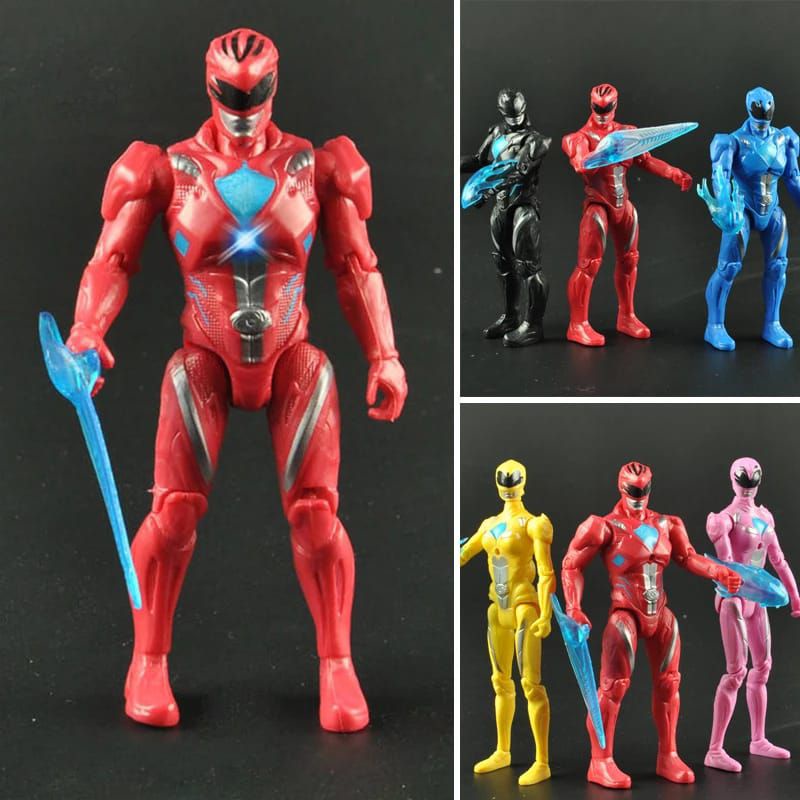Jual power ranger action figure set 6 mainan | Shopee Indonesia