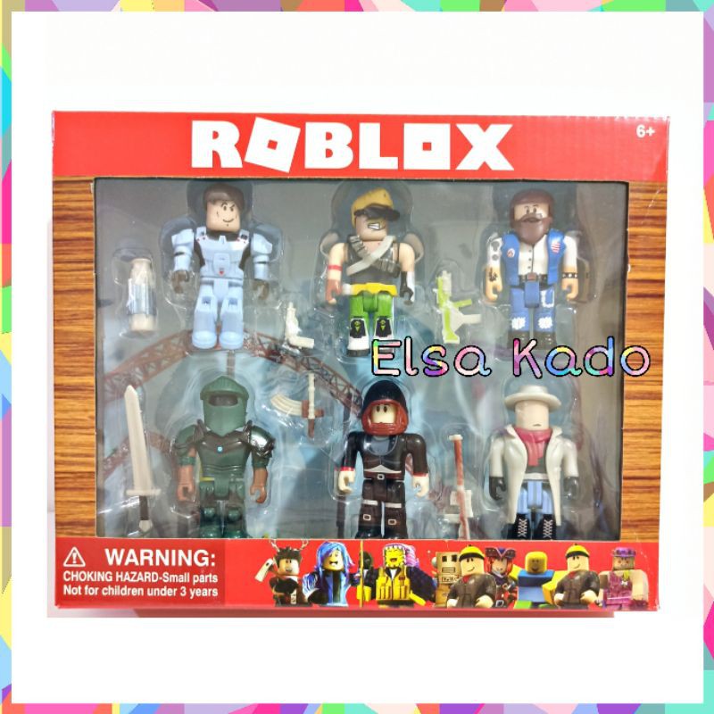 Jual Roblox Figure Set Mainan Minifigure Minecraft Game Brick | Shopee ...