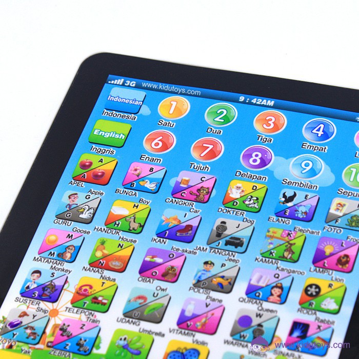 Jual mainan anak edukatif matematika belajar angka play pad mini ...