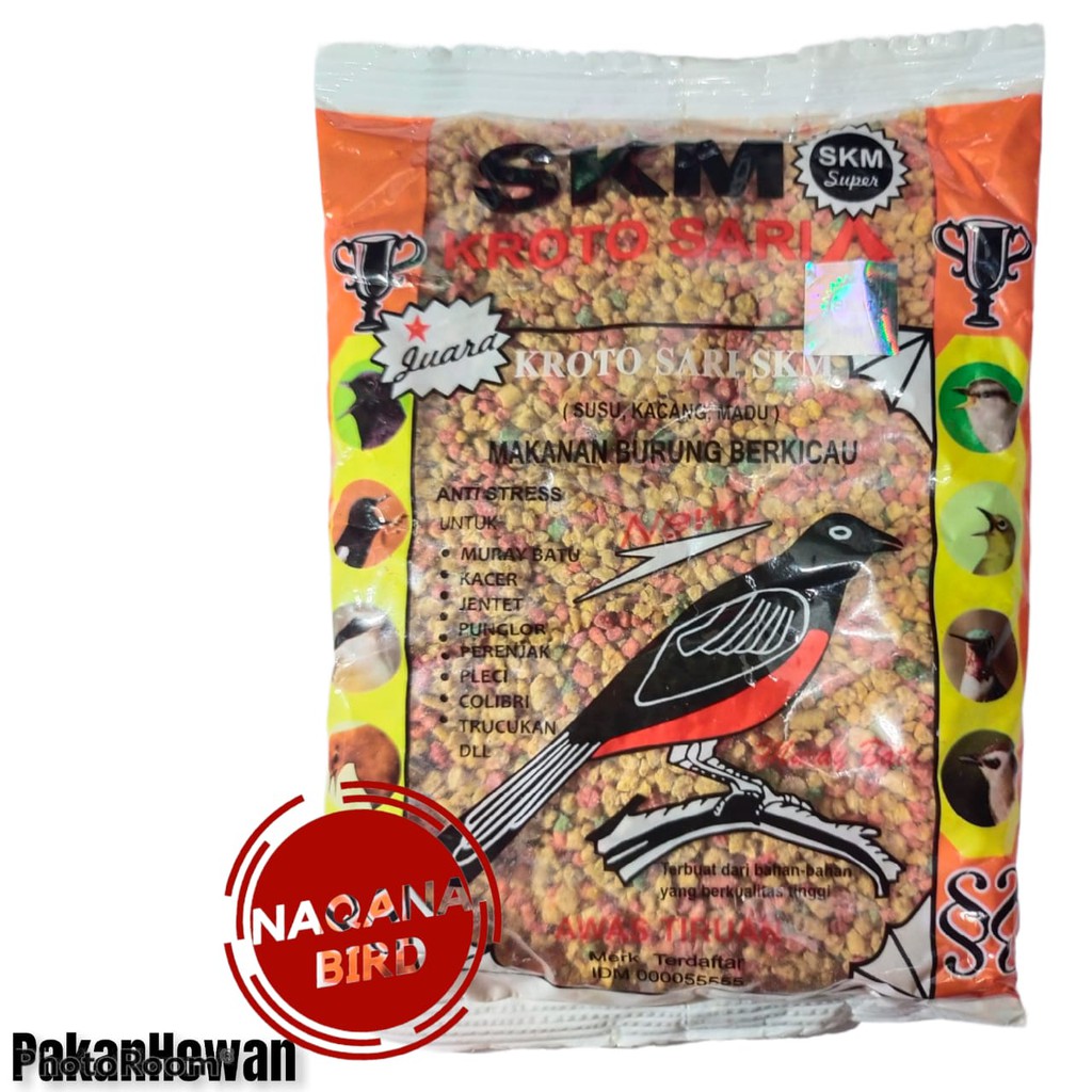 Jual PAKAN BURUNG SKM KROTO SARI VOER PUR KASAR MAKANAN BURUNG MURAI ...