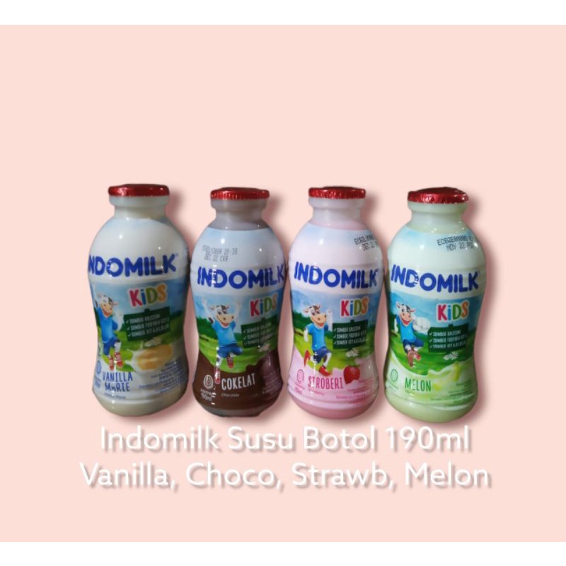 Jual susu indomilk botol 190ml | Shopee Indonesia