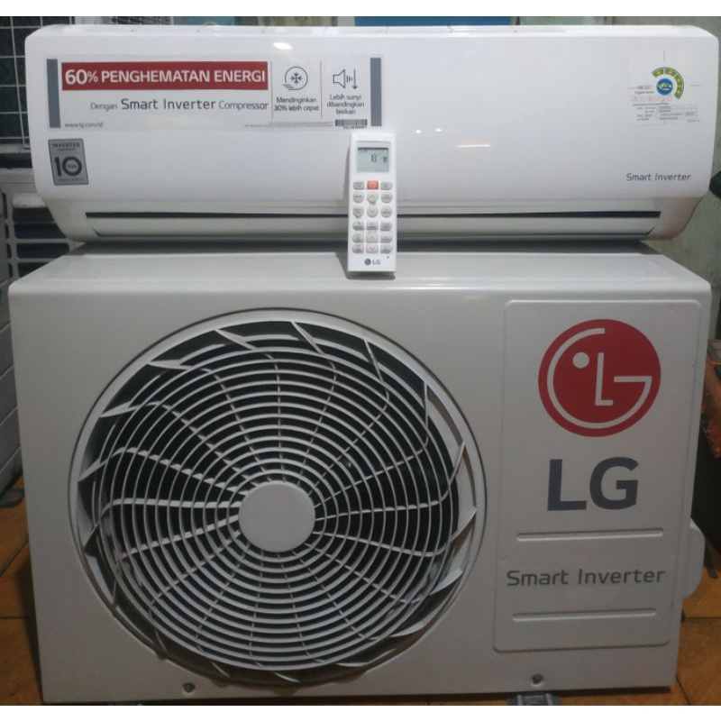 Jual AC LG smart inverter 1pk second unit only | Shopee Indonesia