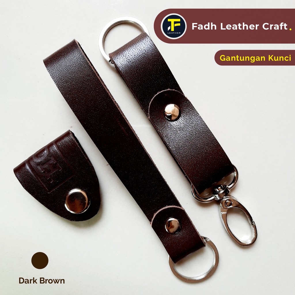 Jual Gantungan Kunci Kulit Sapi Asli - Original Leather Keychain ...