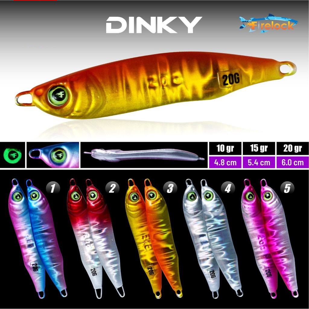 Jual Micro Jig 20 gram GID Eyes Firelock Dinky | Shopee Indonesia