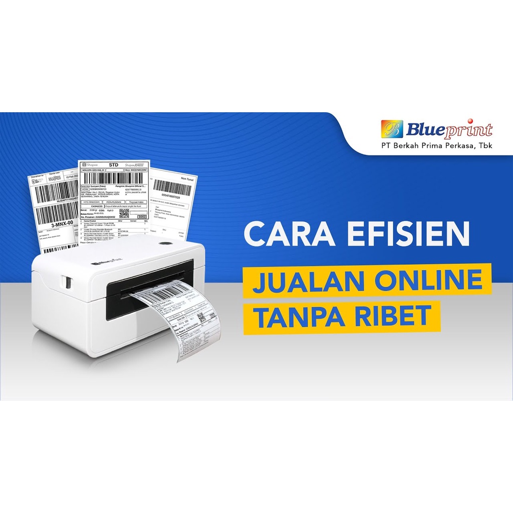 Jual Printer Label Resi A6 BLUEPRINT BP - TD110X | Shopee Indonesia