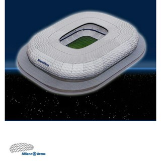 Jual Miniatur Papercraft Stadion Bola 'Allianz Arena Munchen' | Shopee ...