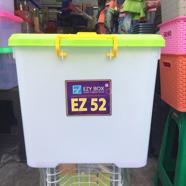 Jual Container Box 52 Liter Tebal Kuat Tahan Banting Ezy Box EZ-52 | Shopee Indonesia