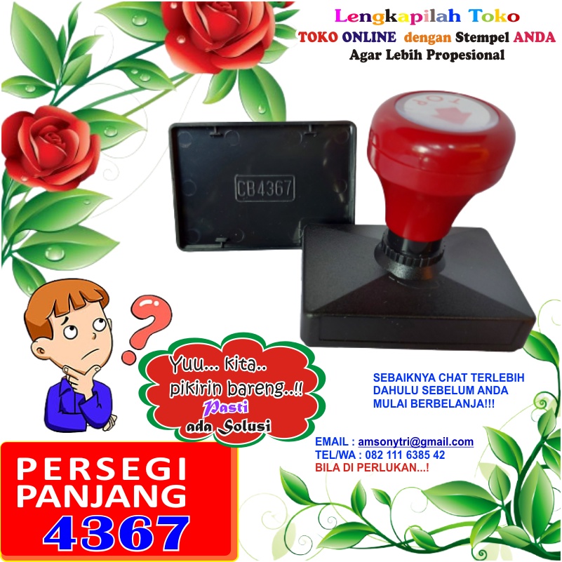 Jual STEMPEL BESAR JUMBO FLASH WARNA OTOMATIS CAP UKURAN BESAR KARDUS ...