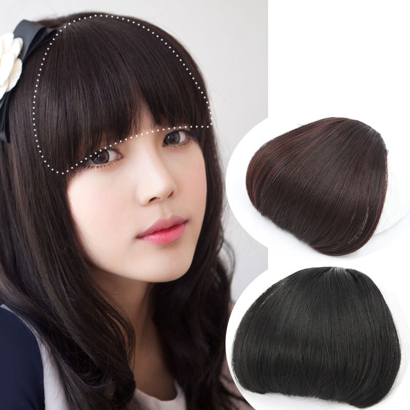 Jual PONI CLIP RAMBUT PALSU WANITA ON JEPIT TEBAL LURUS / + SIDE BANG ...