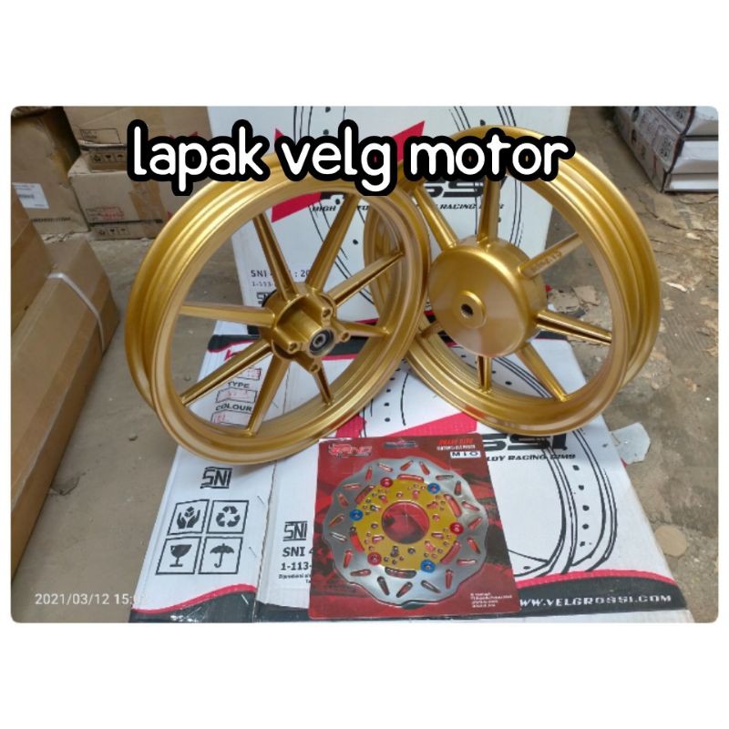 Jual velg racing palang 8 mio j,mio sporty,mio smile,mio soul lama,fino ...