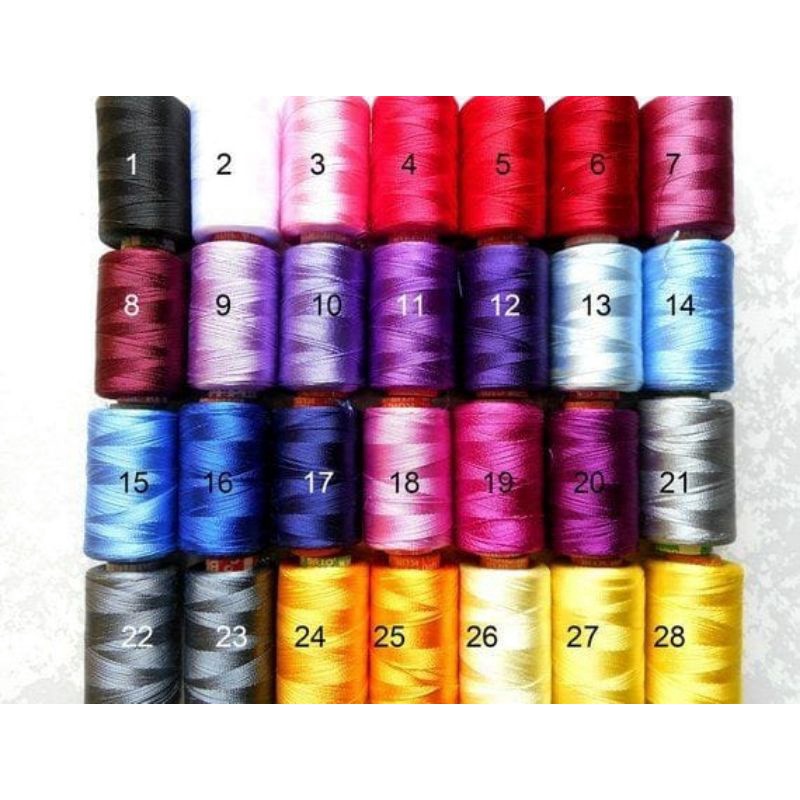 Jual 500 METER BENANG JAHIT MERK EXTRA WARNA DASAR PART 1 ( Harga per 1 ...