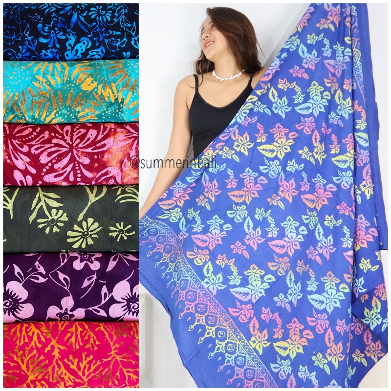 Jual KAIN PANTAI BALI RAYON MOTIF FULL STAMP HALUS ADEM TEBAL MURAH GROSIR | Shopee Indonesia