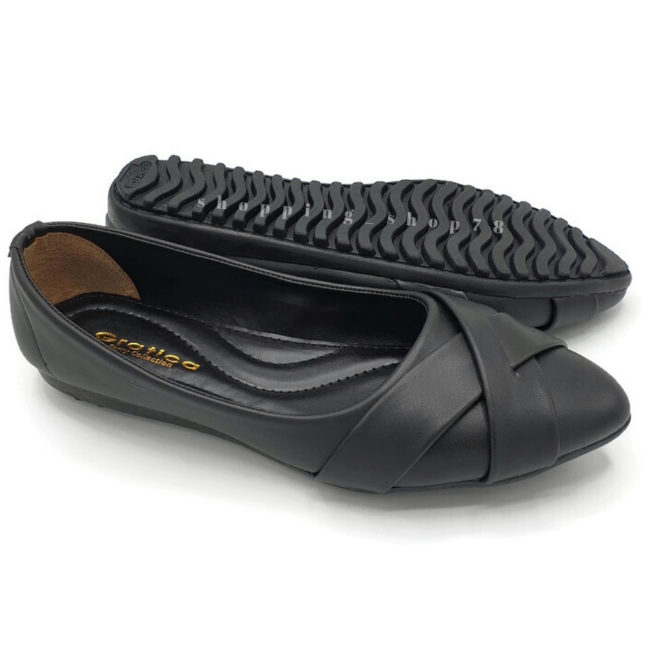 Jual Sepatu Wanita Flat Shoes Silang Lancip Gratica BO5 SL | Shopee Indonesia