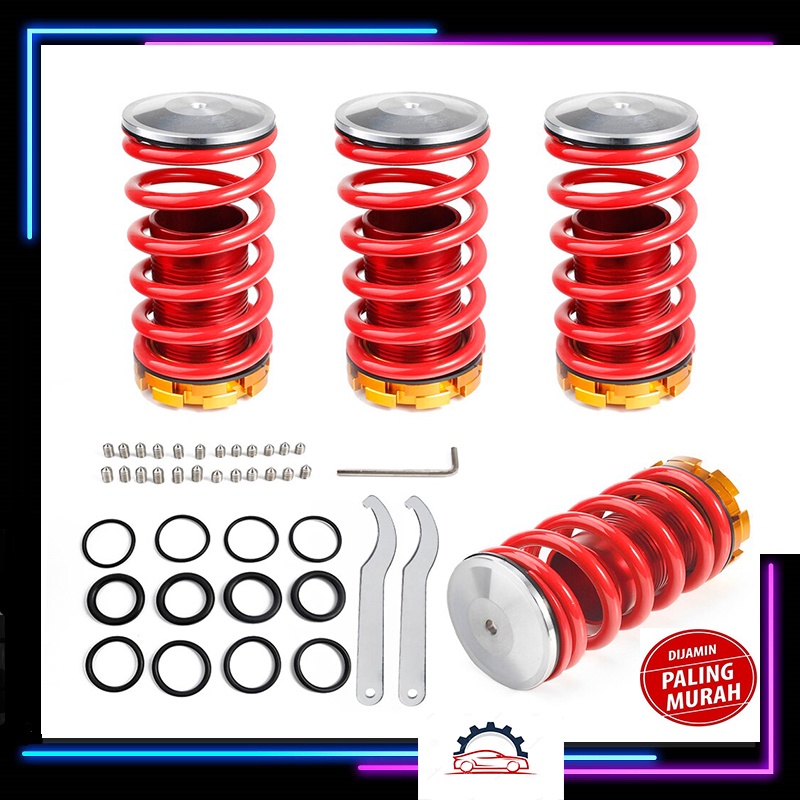 Jual Per Mobil Adjustable Coil Over Spring Coilover EG EK Per | Shopee ...