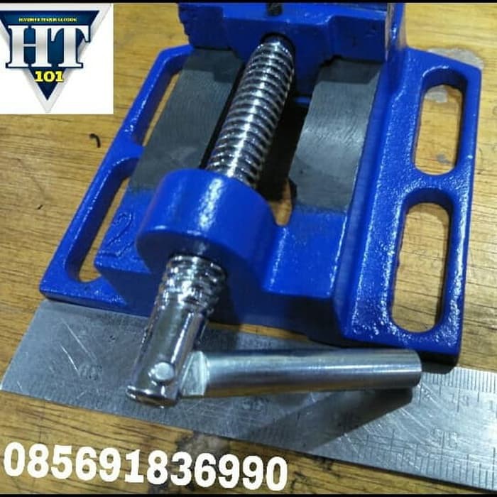 Jual Alat Penjepit Dudukan Tapak Mesin Bor Ragum Catok Besi 2.5 inch ...