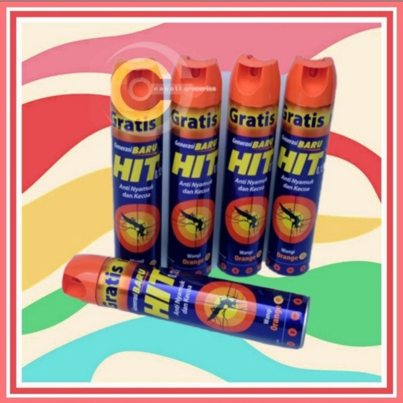 Jual hit nyamuk 600 75ml / obat nyamuk semprot / aerosol | Shopee Indonesia