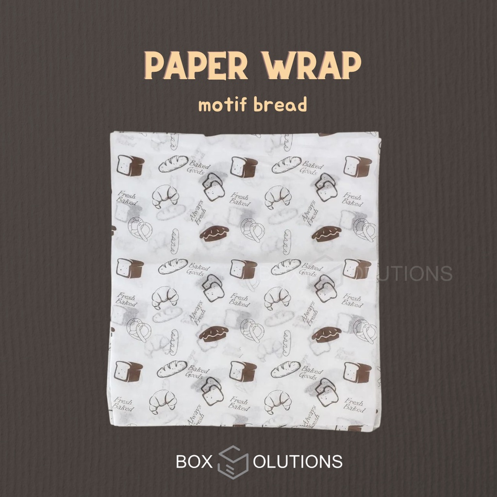 Jual kertas nasi / rice / paper wrap motif printing laminasi - 20x20 cm ...