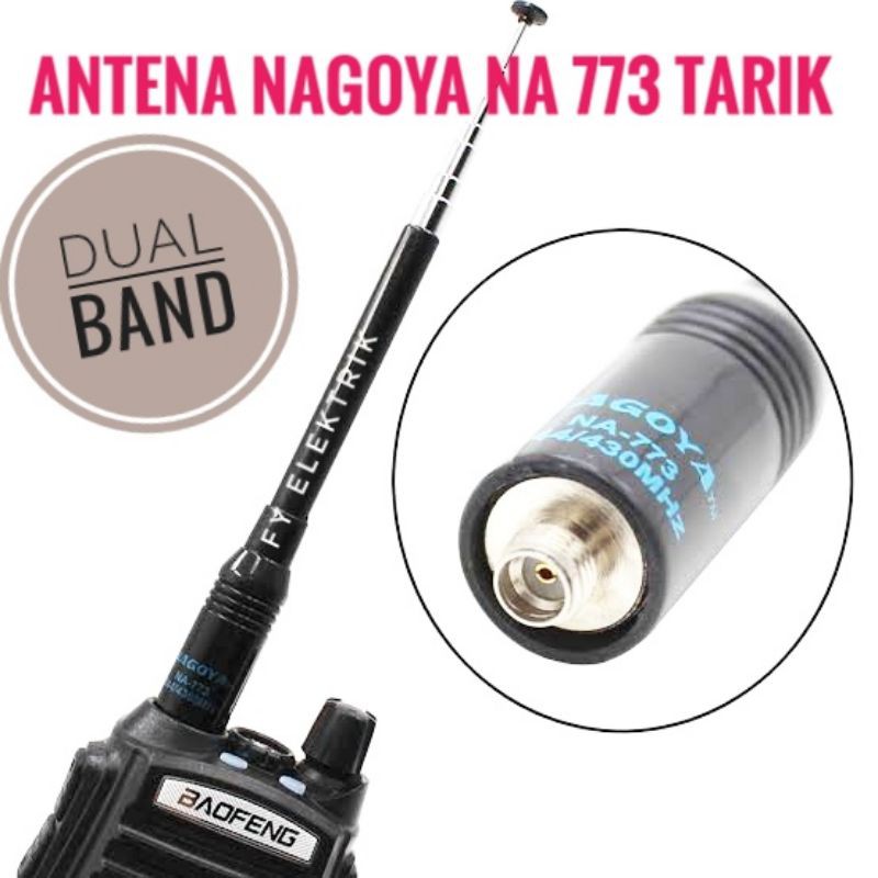 Jual Antena Nagoya NA773 Tarik Dual Band Aantena HT Baofeng Berlin Voxter DLL | Shopee Indonesia