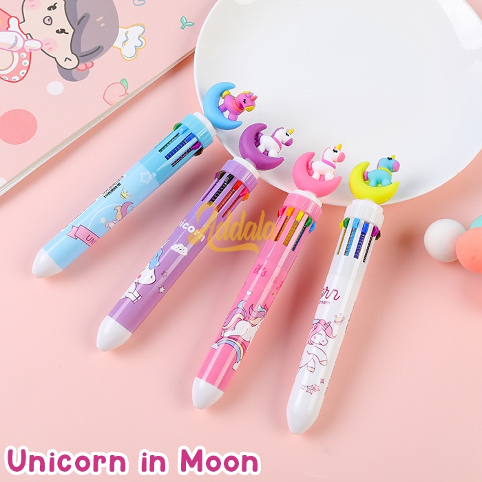 Jual PULPEN 10 WARNA / PULPEN CETEK 10 WARNA / 10 COLORS CUTE CARTOON ...