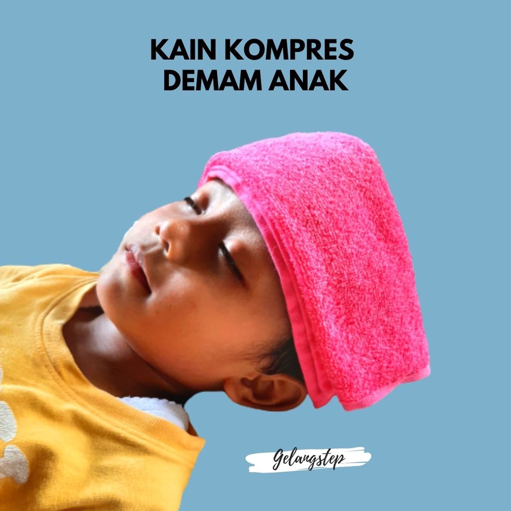 Jual Kain Kompres Demam Panas Bayi dan Anak, Handuk Kompres Panas dan ...
